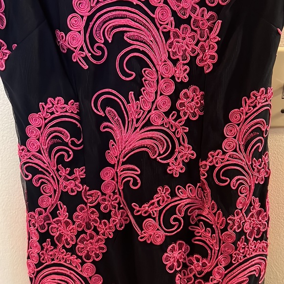 JS Collections | Dresses | Nwt Js Collection Barbie Pink Navy Floral ...